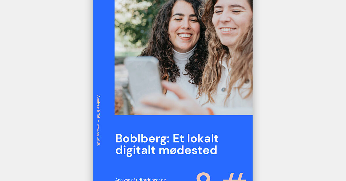 Boblberg: Et lokalt digitalt mødested - Analyse & Tal