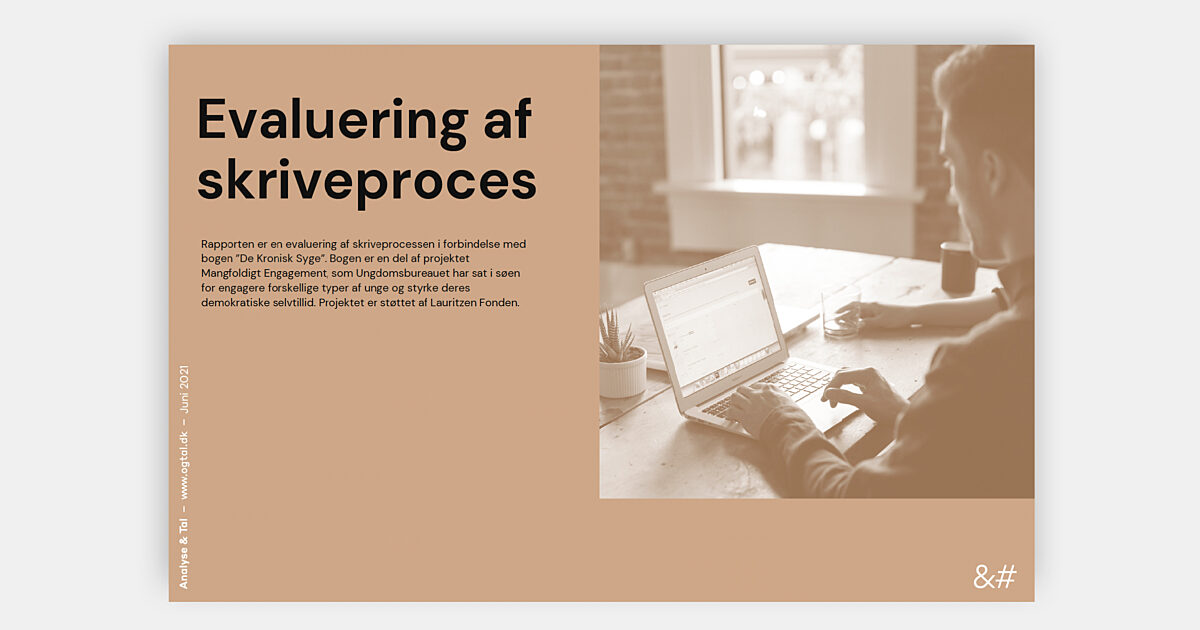 Evaluering af skriveproces - Analyse & Tal